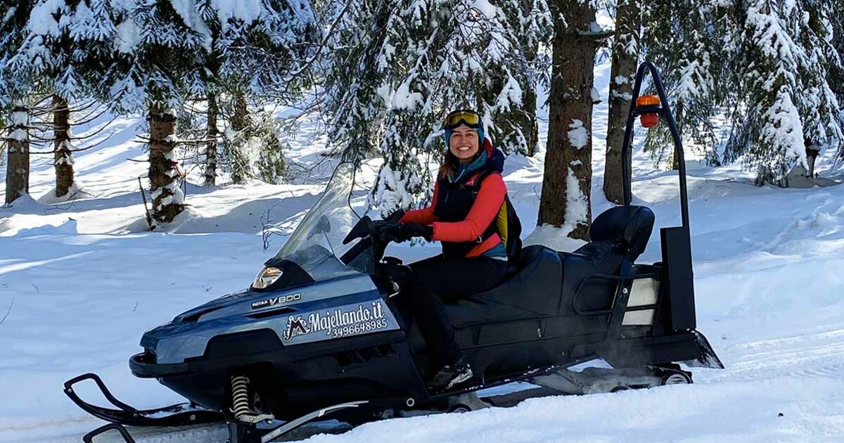 Escursioni in MOTOSLITTA a Roccaraso • Majellando